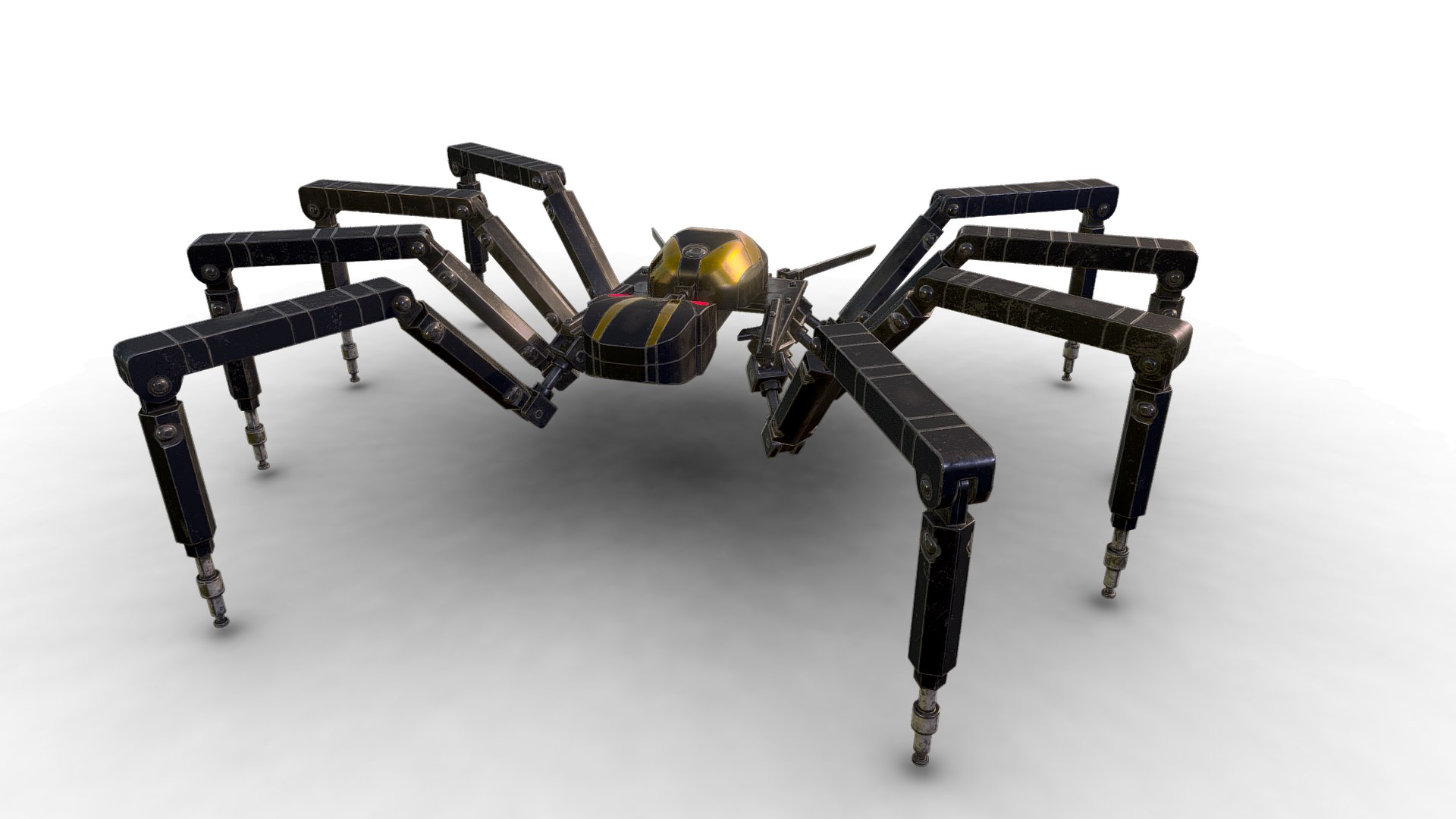 3D spider bot v2 - TurboSquid 2153357