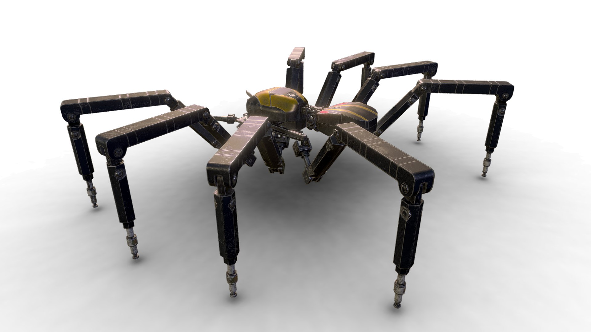3D spider bot v2 - TurboSquid 2153357