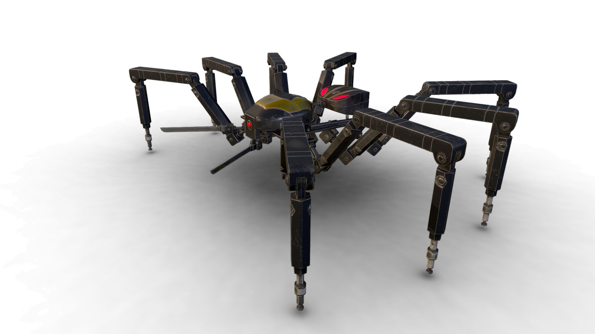 3D spider bot v2 - TurboSquid 2153357
