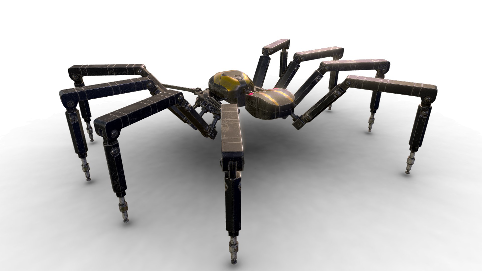 3d Spider Bot V2 Turbosquid 2153357
