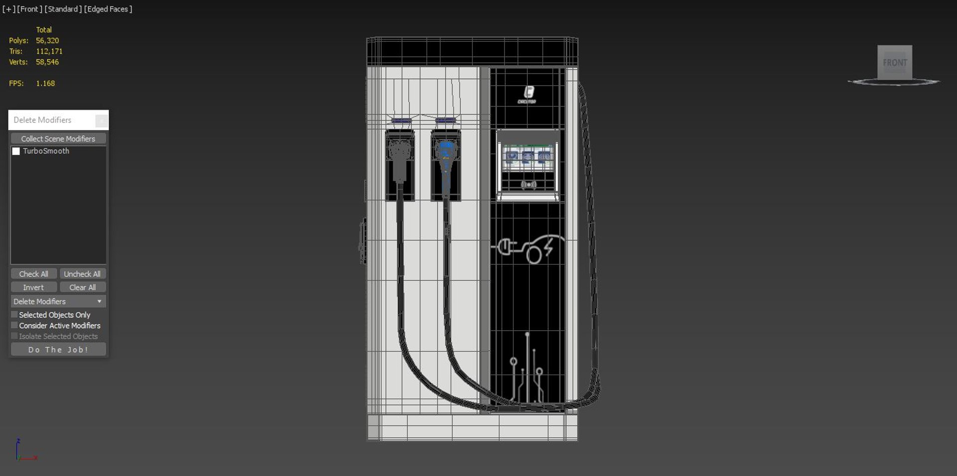 3D Circutor Raption 50 EV Fast Charging Station - TurboSquid 2280798