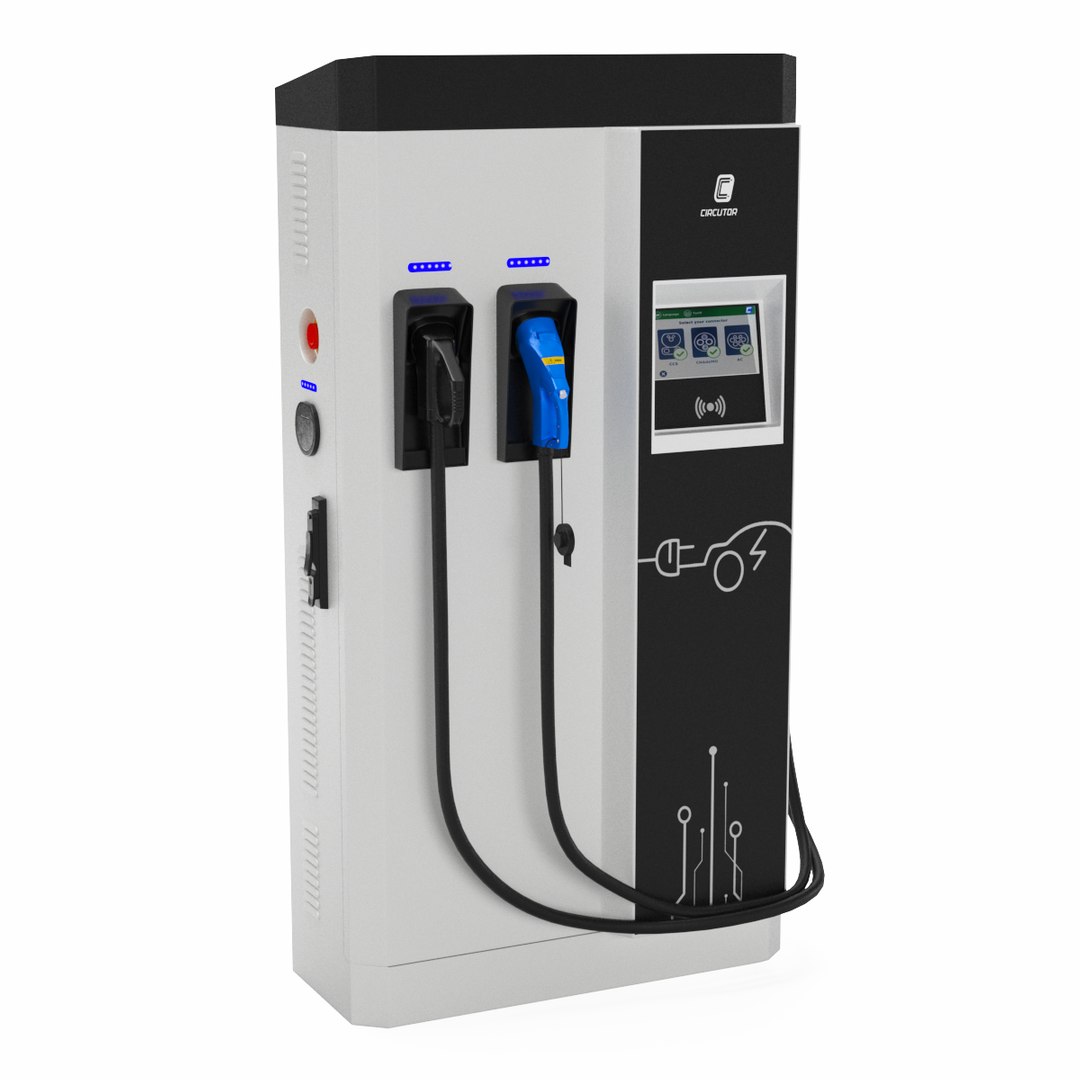 3D Circutor Raption 50 EV Fast Charging Station - TurboSquid 2280798