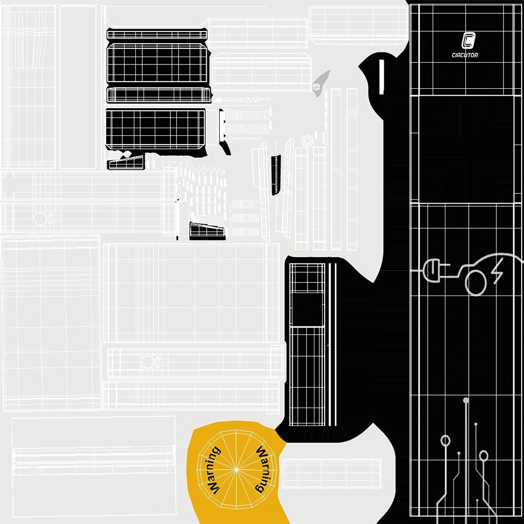 3D Circutor Raption 50 EV Fast Charging Station - TurboSquid 2280798