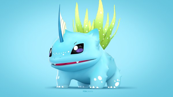 Pokemon Bulbasaur Ground Concept model - TurboSquid 1943527