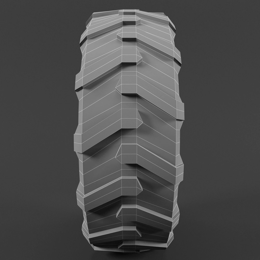 Tire Tractor 3d Model