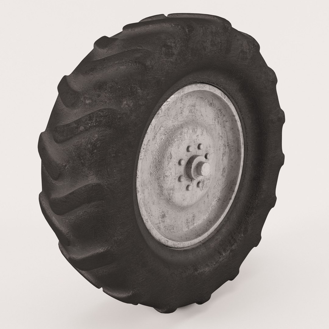 Tire Tractor 3d Model