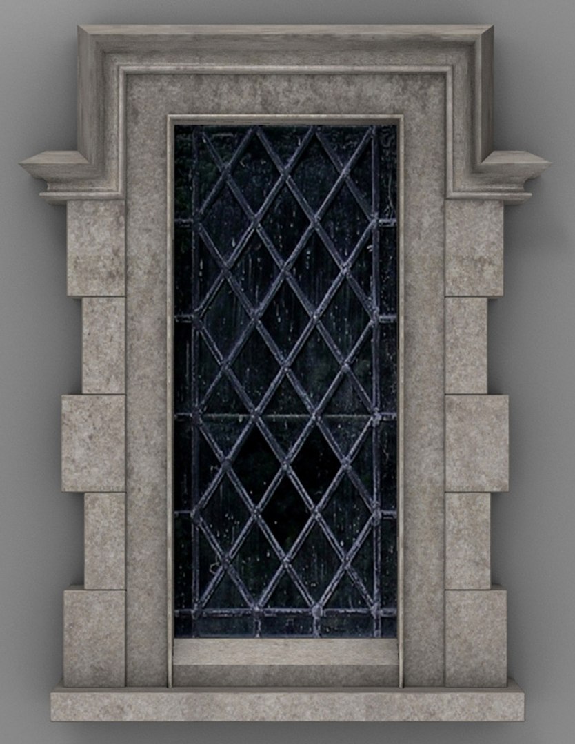 Tudor Window 3d Blend