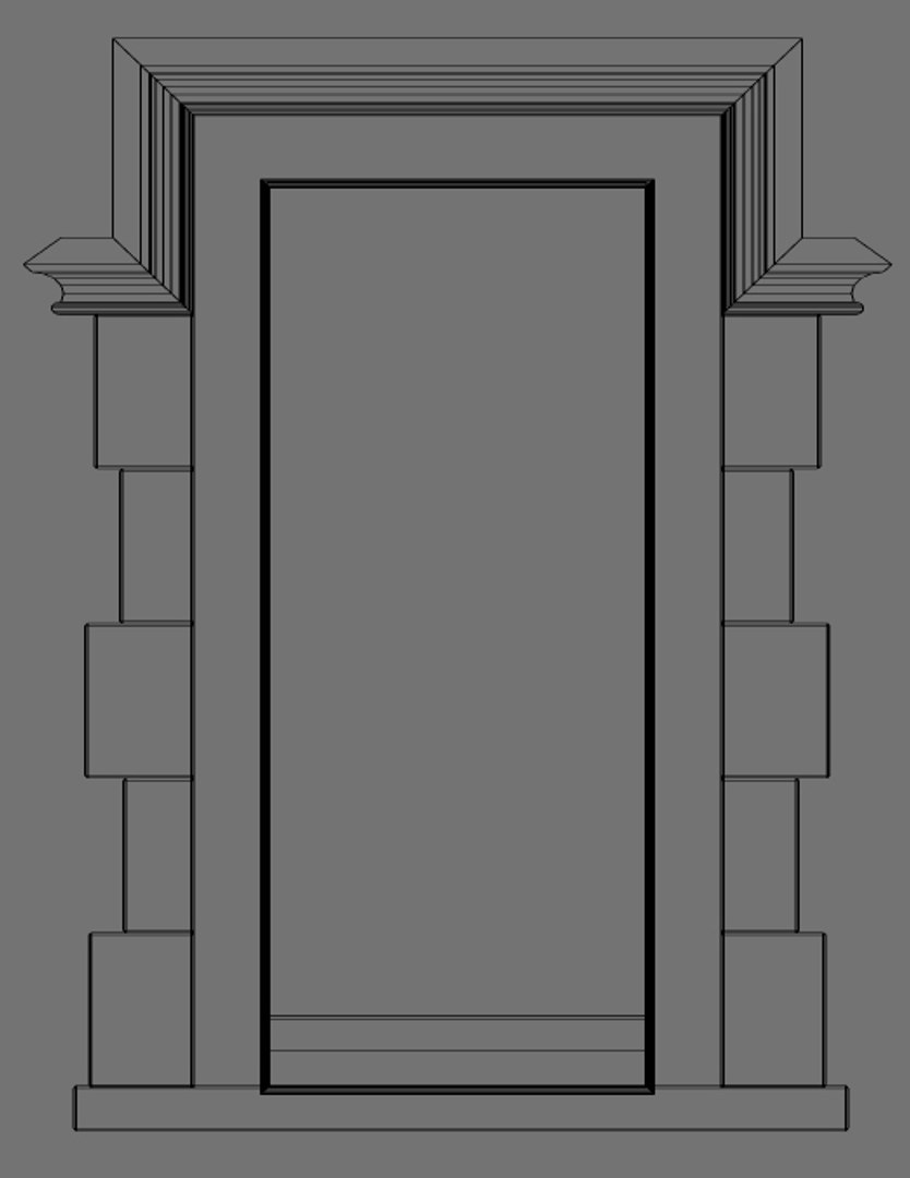 Tudor Window 3d Blend