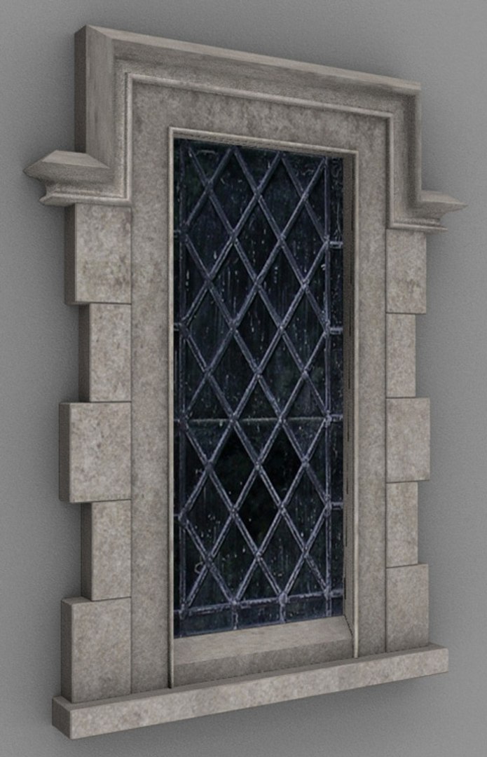 Tudor Window 3d Blend