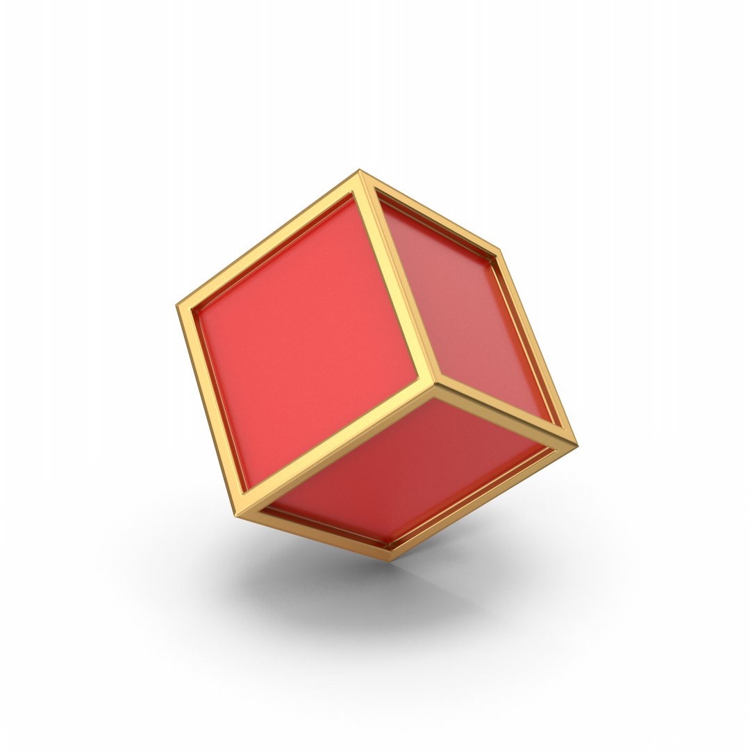 3D Cube Model - TurboSquid 2229073
