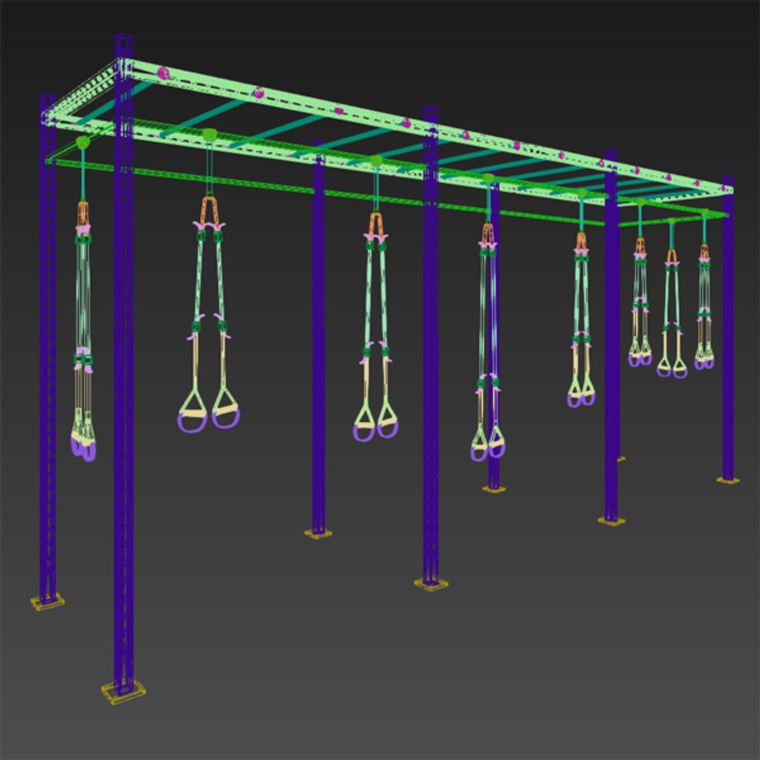 3d Trx Gym Model