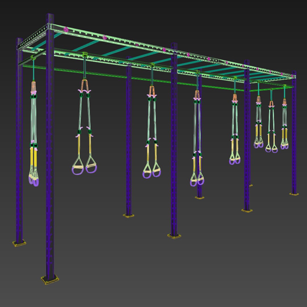 3d Trx Gym Model