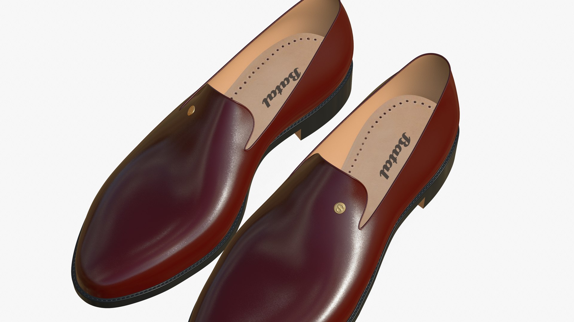 3D Realistic Leather Shoes model - TurboSquid 1881057