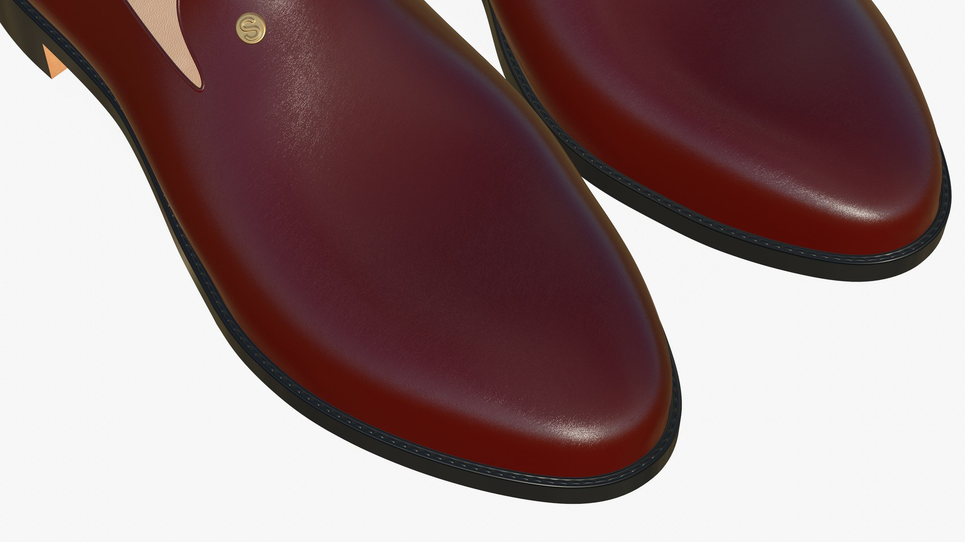 3D Realistic Leather Shoes model - TurboSquid 1881057