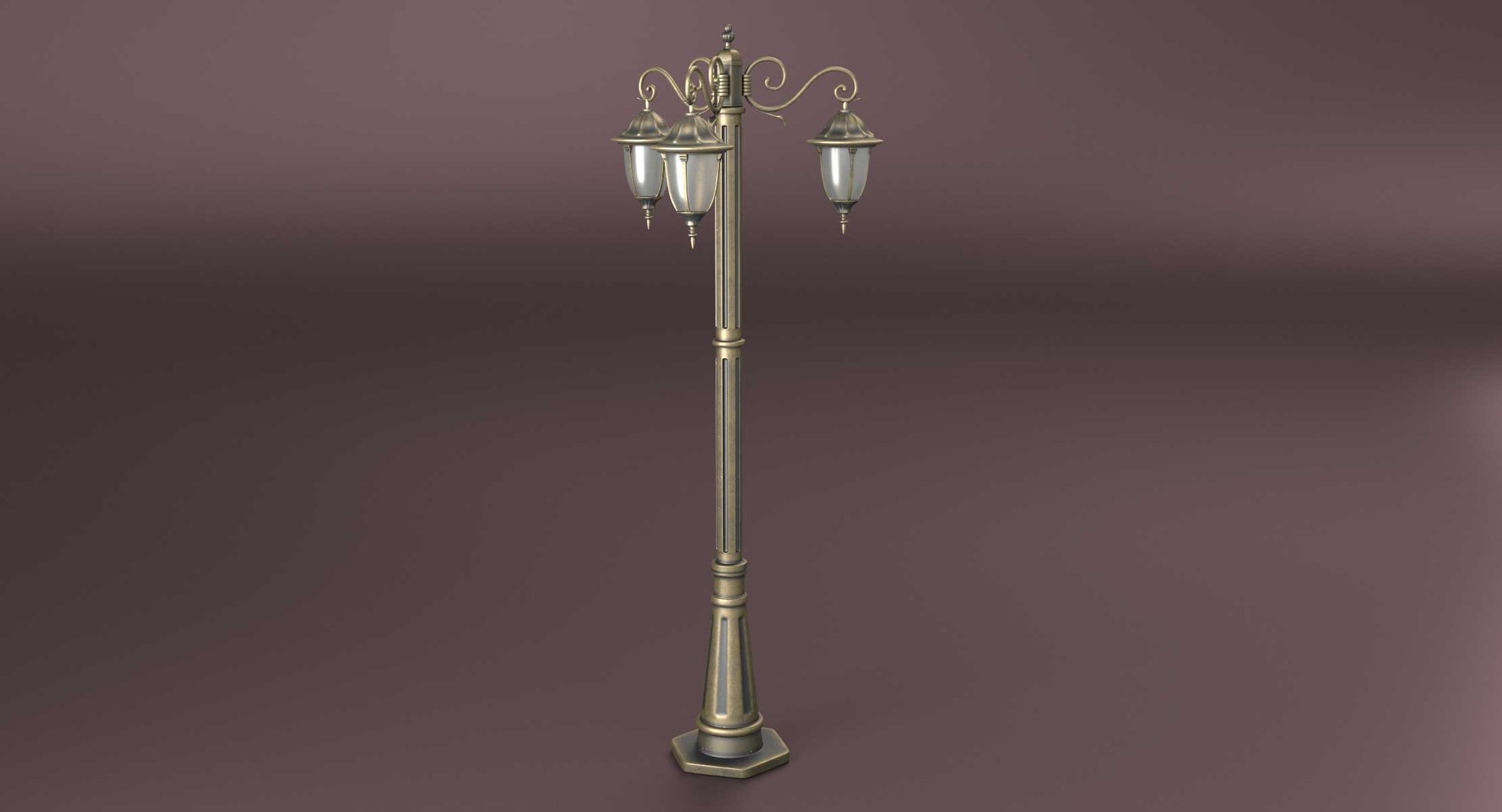 3D Street Lamp - TurboSquid 1410841