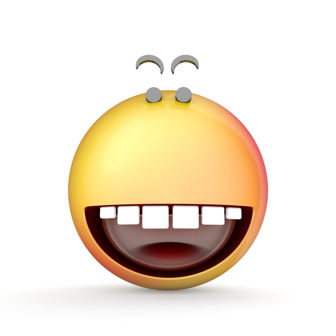 3d Model Smile Icons