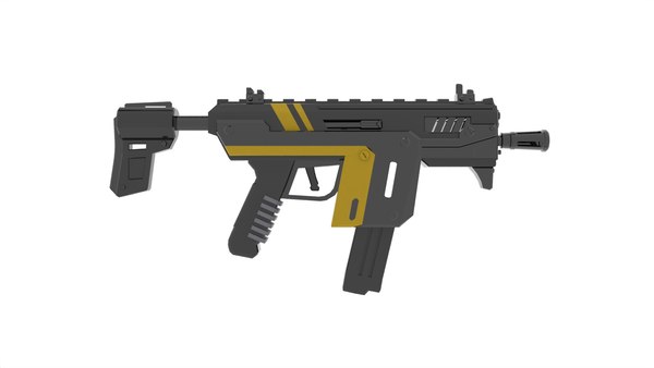 modelo 3d Arma tipo pistola Uzi - TurboSquid 2273568