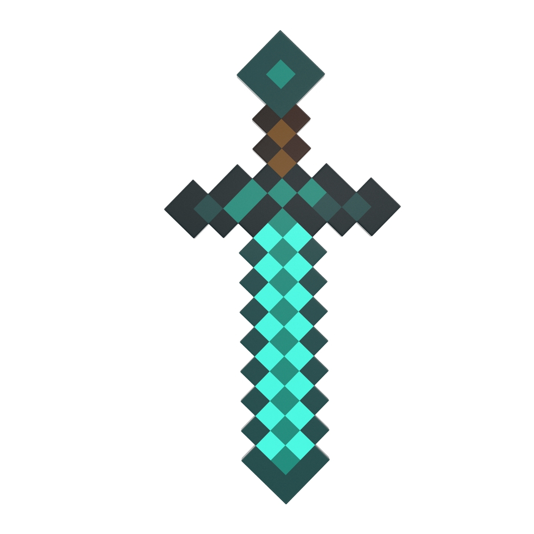 3d minecraft sword