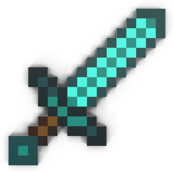modelo 3d Espada Minecraft - TurboSquid 1016131