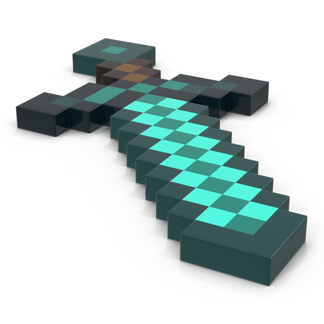 3d minecraft sword