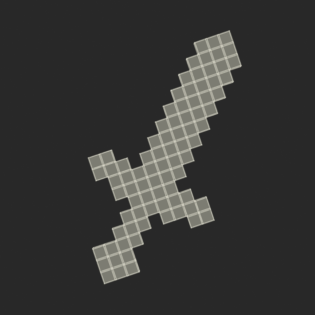 modèle 3D de Épée Minecraft - TurboSquid 1016131