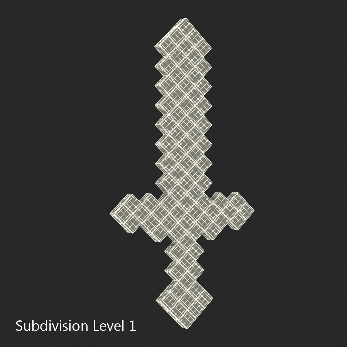 modelo 3d Espada Minecraft - TurboSquid 1016131