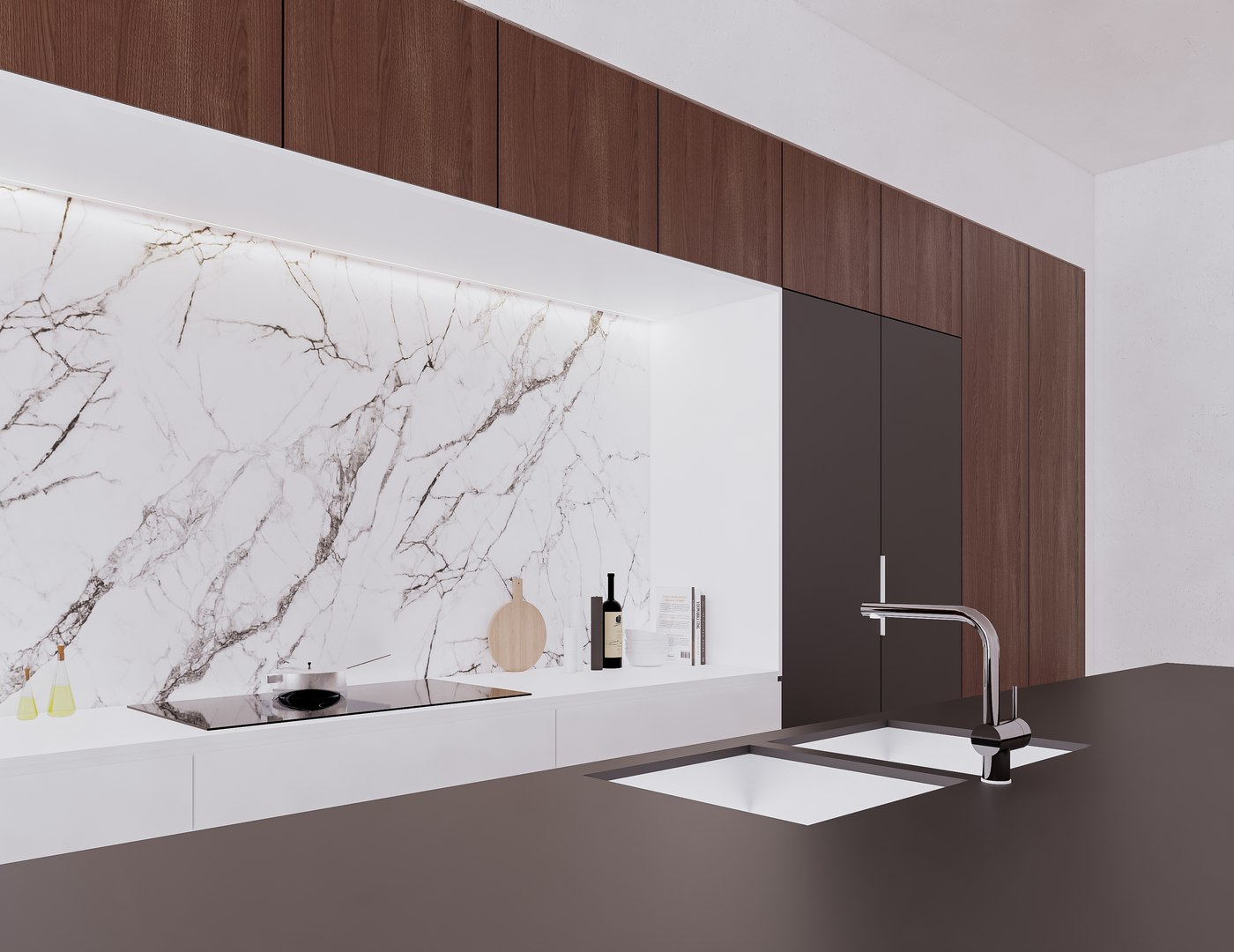 3D Modern Kitchen Created In Revit 12 - TurboSquid 1978916