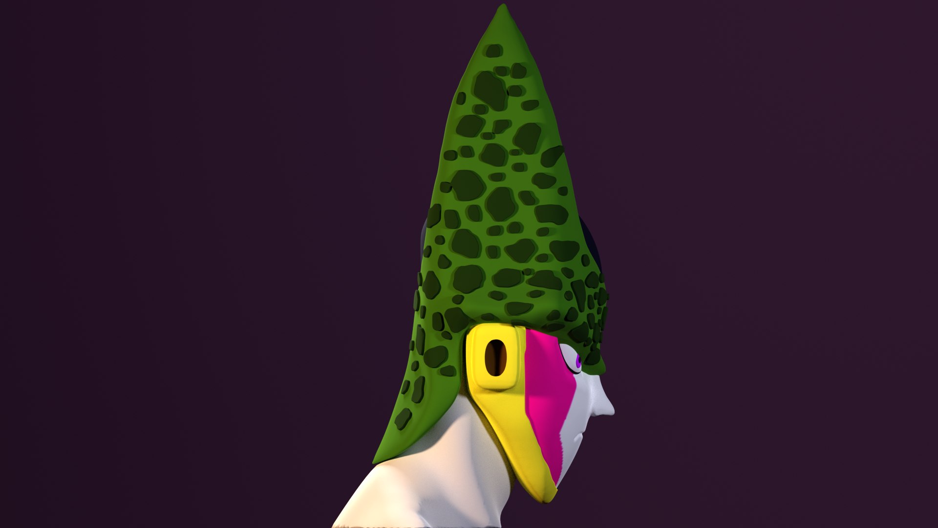 Perfect Cell - Dragon Ball High Poly Head Model 3D Model - TurboSquid ...