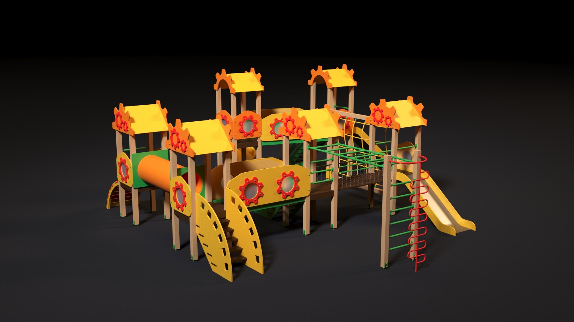 Children playground 3D model - TurboSquid 1766230