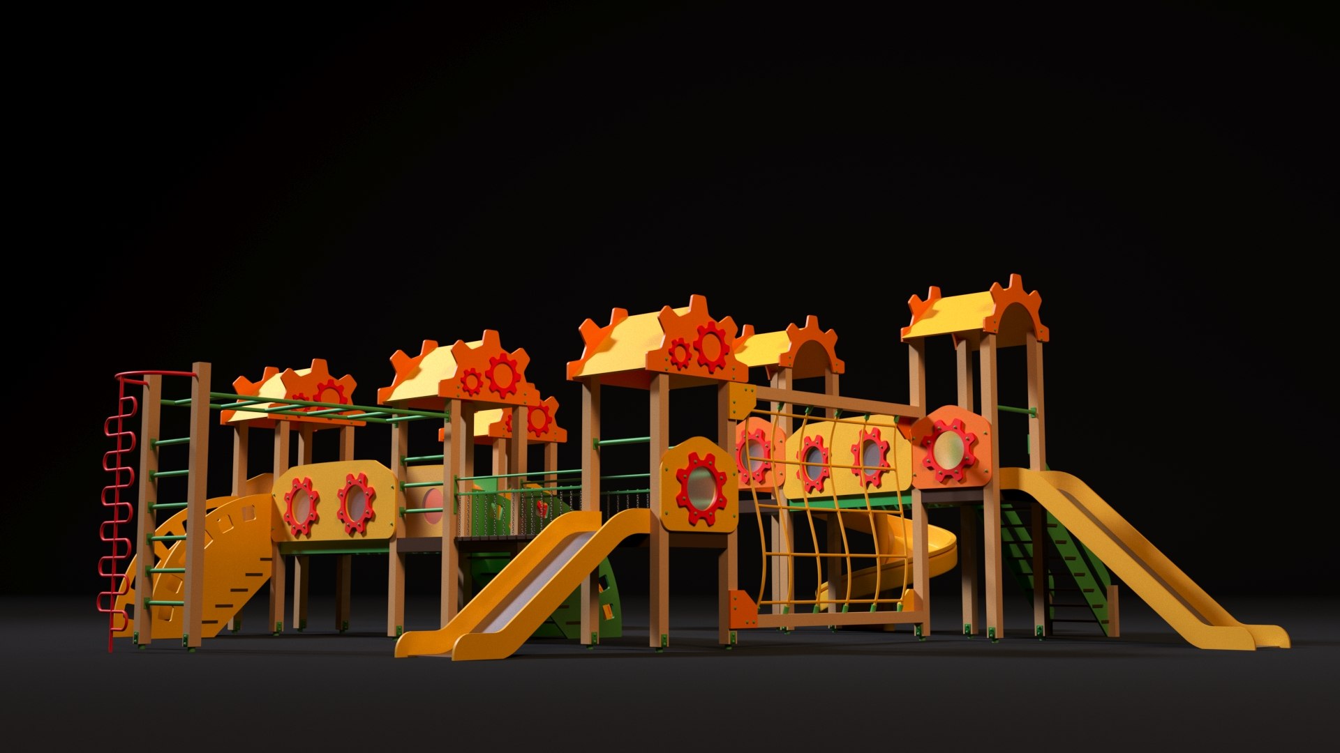 Children playground 3D model - TurboSquid 1766230