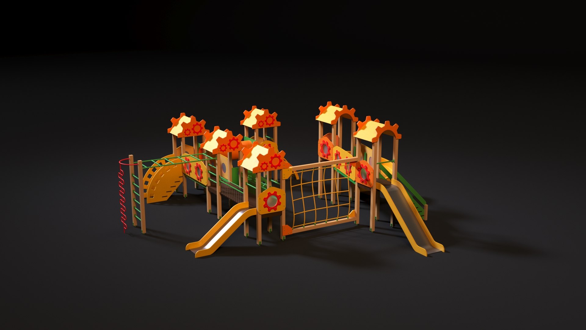 Children playground 3D model - TurboSquid 1766230