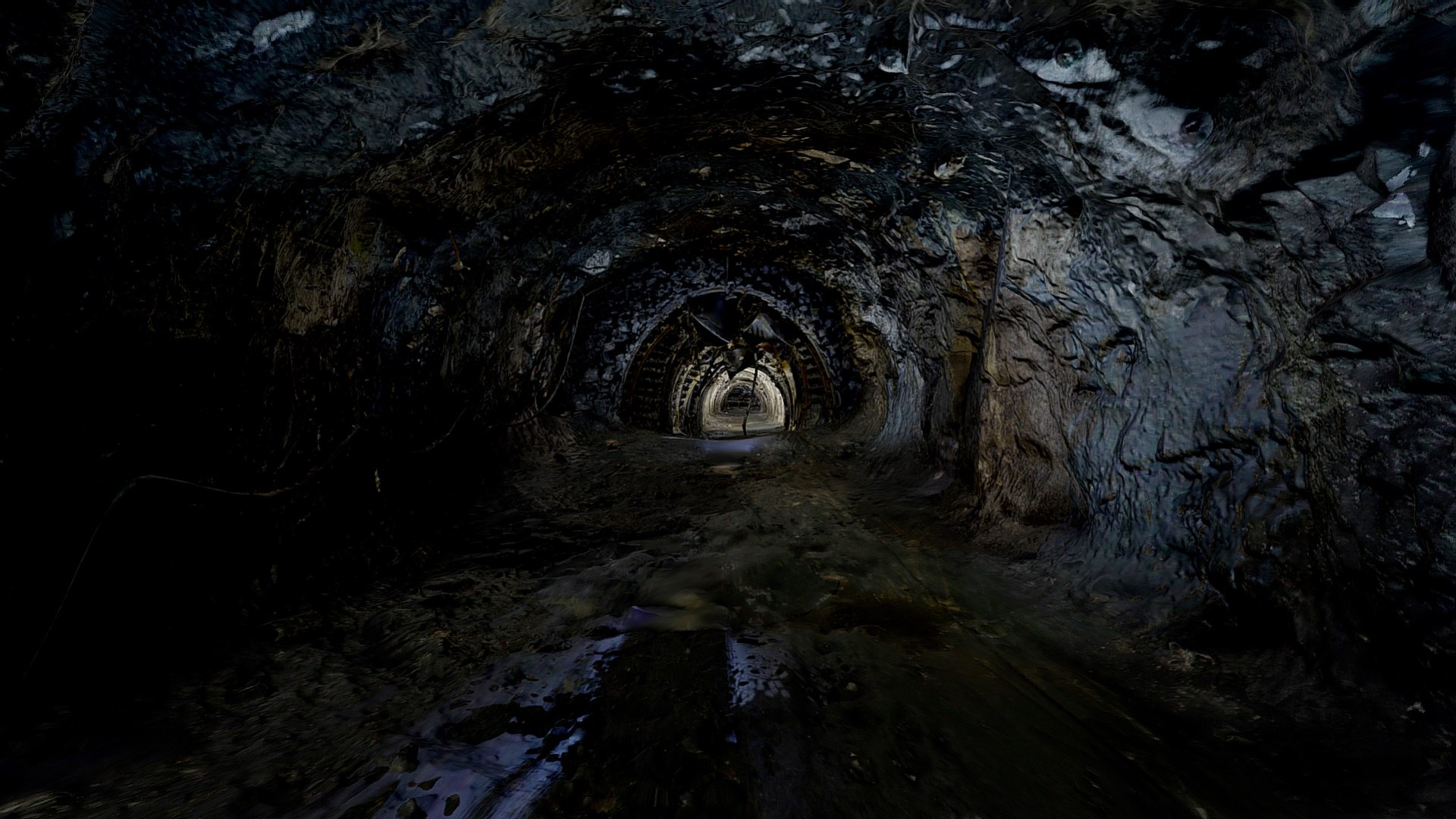 3D Old Underground Mine Excavation - Arch Support Model - TurboSquid ...