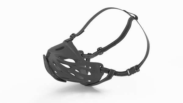 Modello 3D Museruola in silicone per cani Husky - TurboSquid 2269776