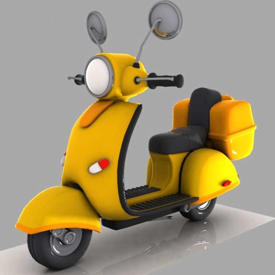 Cartoon Motorcycle Cycle 3d Max
