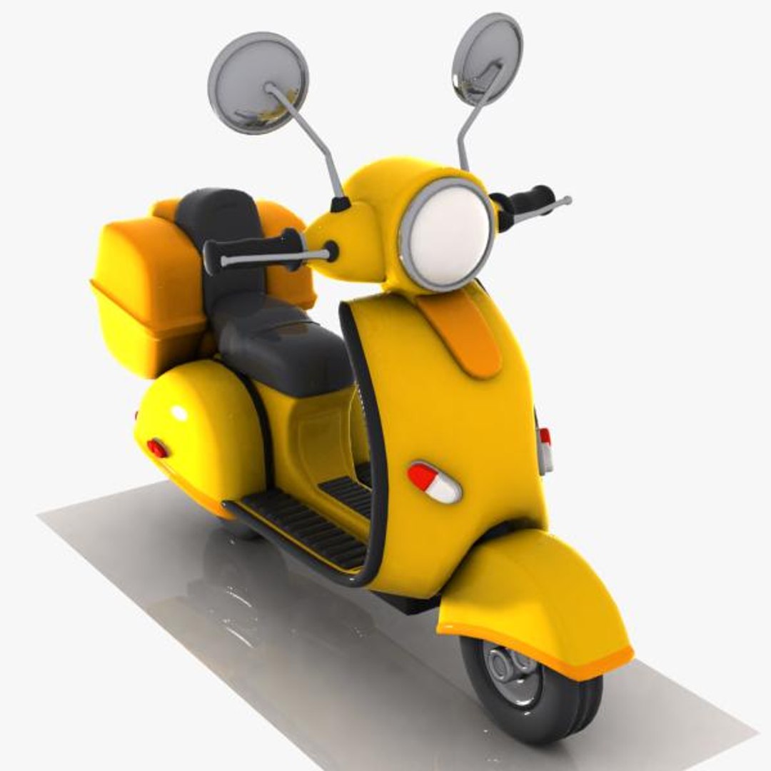 Cartoon Motorcycle Cycle 3d Max