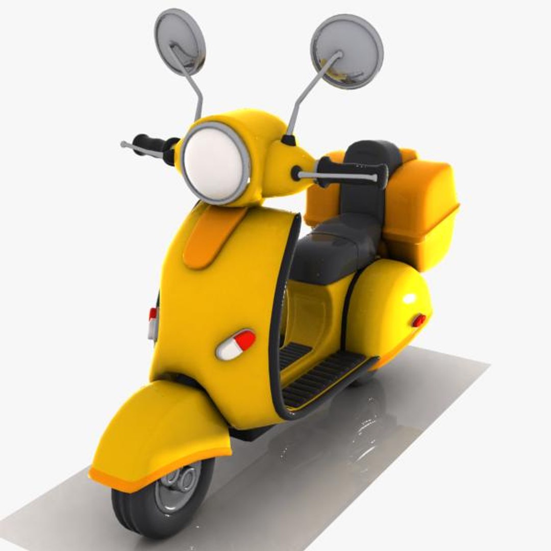 Cartoon Motorcycle Cycle 3d Max