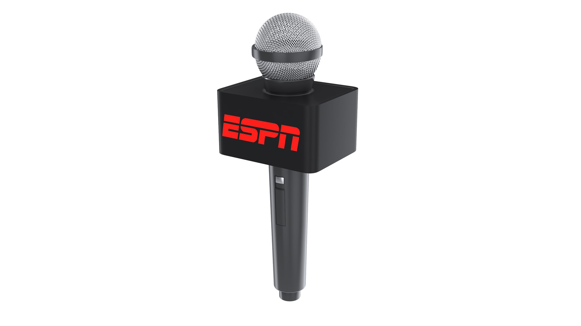 3D ESPN Reporter Microphone - TurboSquid 2270177