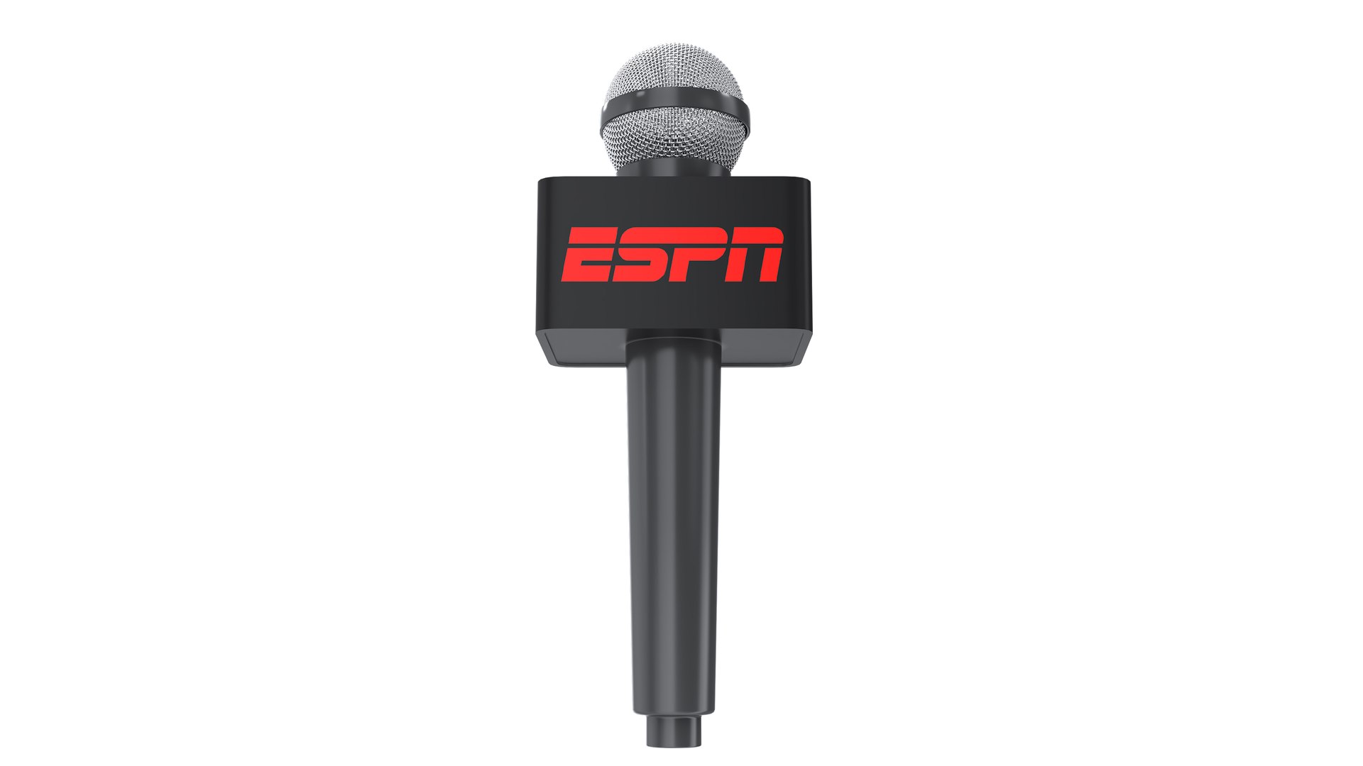 3D ESPN Reporter Microphone - TurboSquid 2270177