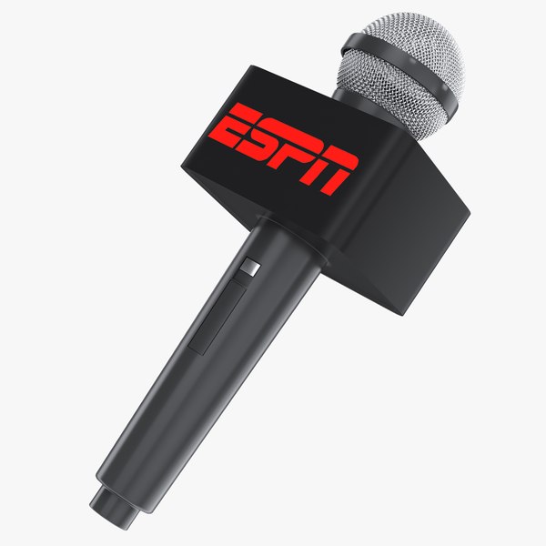 ESPN 리포터 마이크 3D 모델 - TurboSquid 2270177