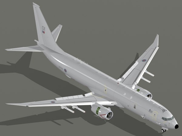 Maritime aircraft p-8a poseidon 3D model - TurboSquid 1456632