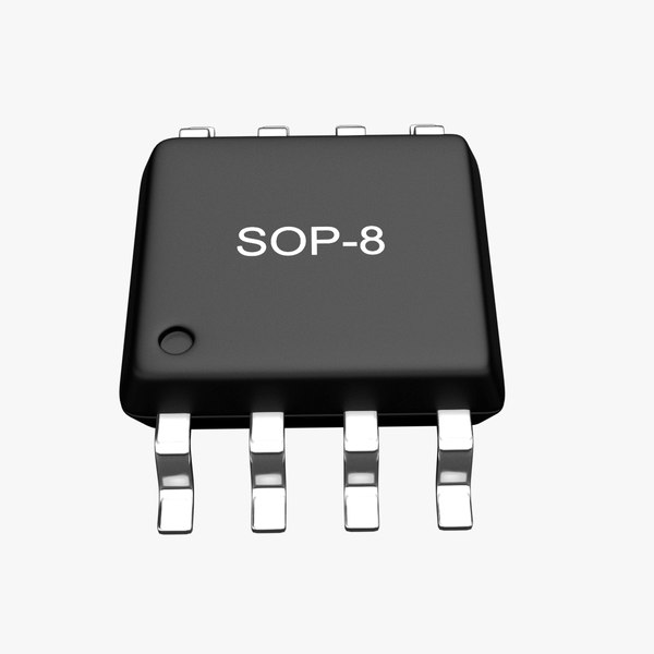 modelo 3d Chip SOP-8 - TurboSquid 2179794