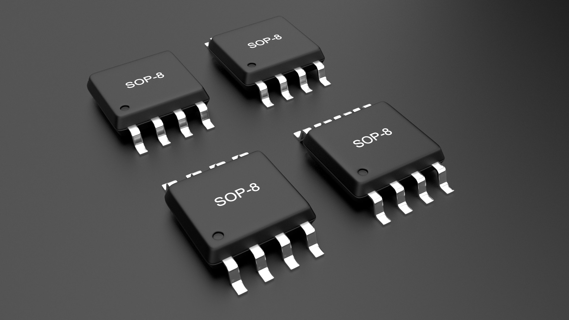 3D SOP-8 Chip - TurboSquid 2179794