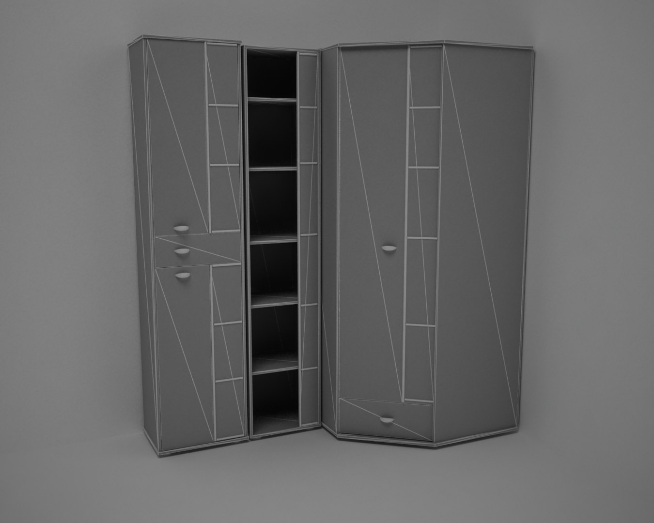 3d Model Corner