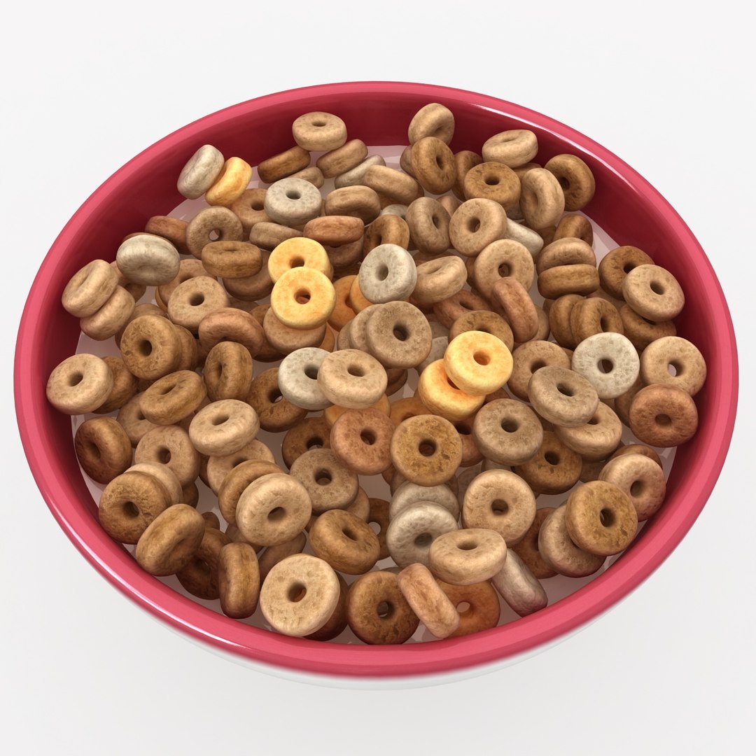 Realistic Cheerios Plain 3d 3ds
