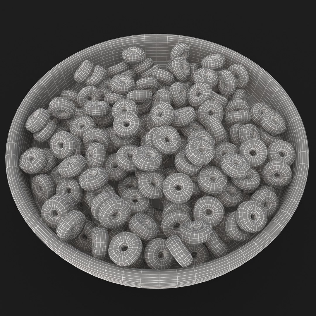 Realistic Cheerios Plain 3d 3ds