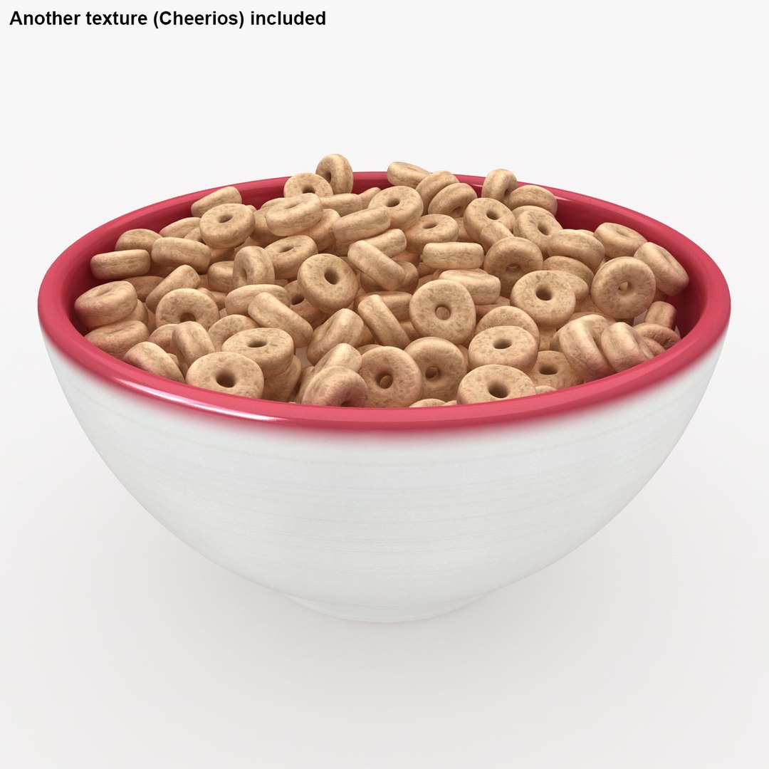 Realistic Cheerios Plain 3d 3ds