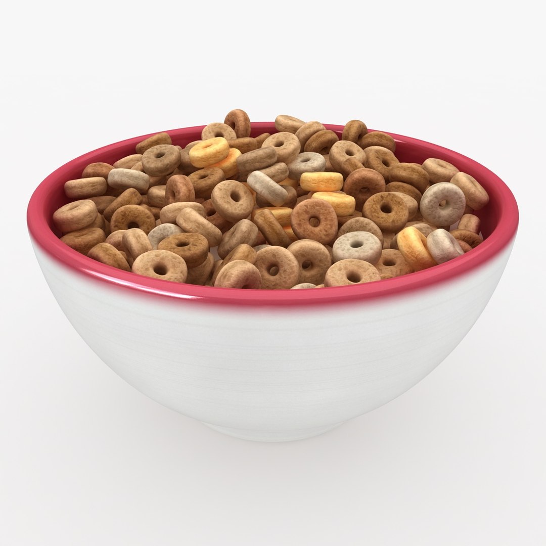 realistic cheerios plain 3d 3ds