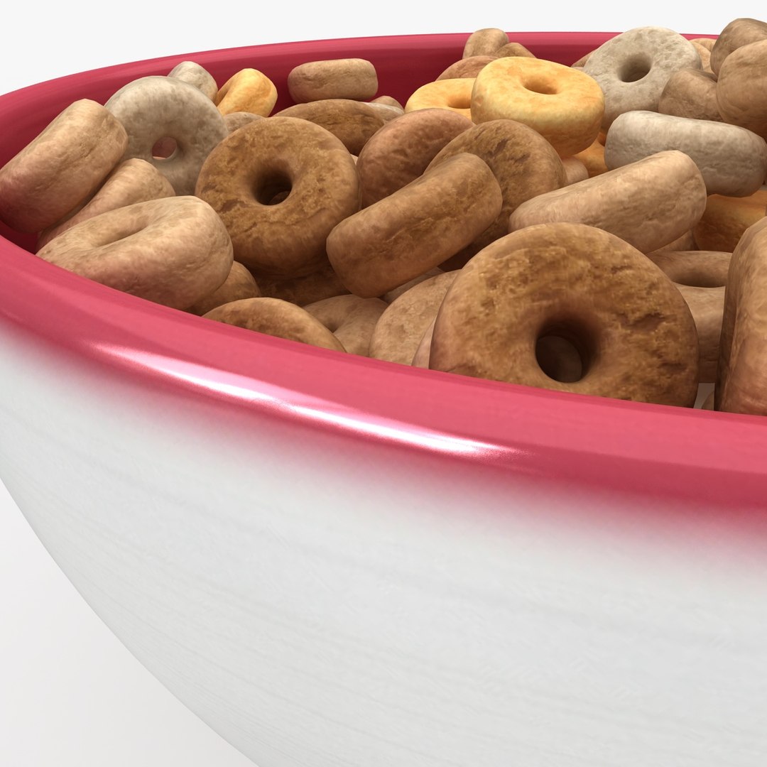 Realistic Cheerios Plain 3d 3ds