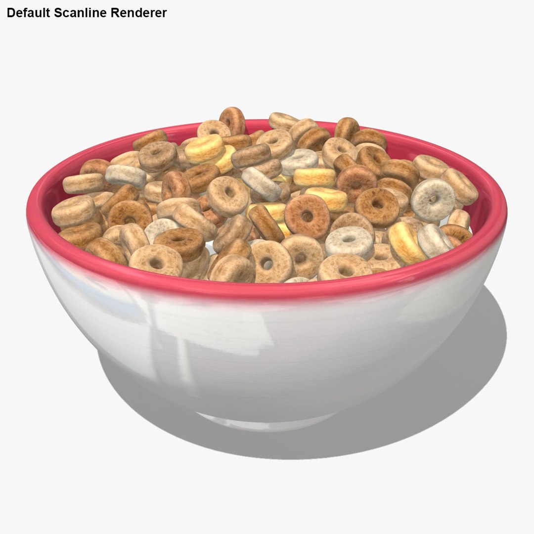 Realistic Cheerios Plain 3d 3ds