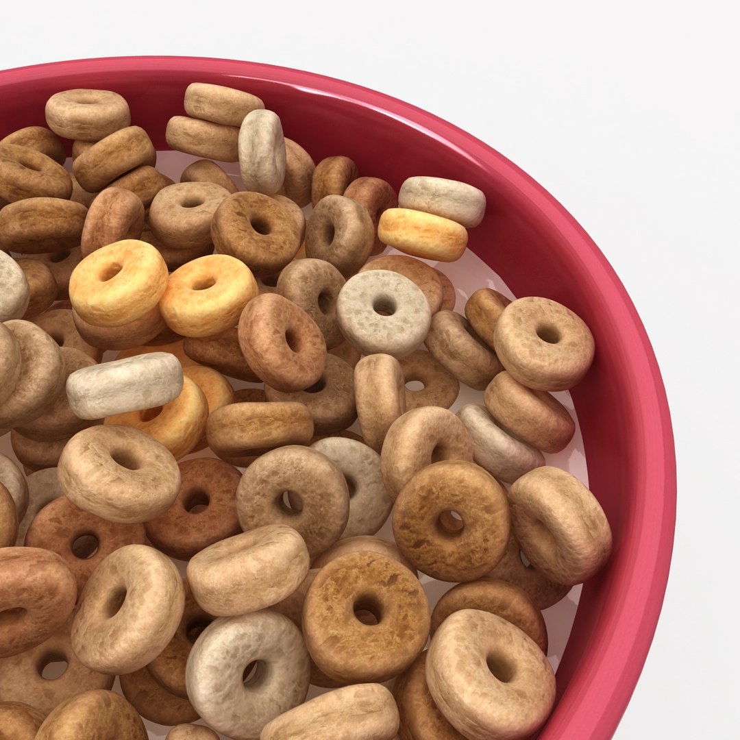 Realistic Cheerios Plain 3d 3ds